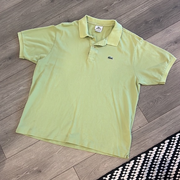 Lacoste | Shirts | Lacoste Men Lime Green Polo 0 Cotton | Poshmark